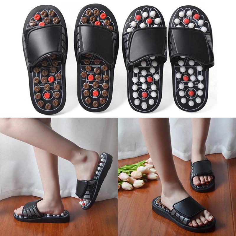 New Foot Massage Slippers, Acupuncture Therapy Massager Shoes ...